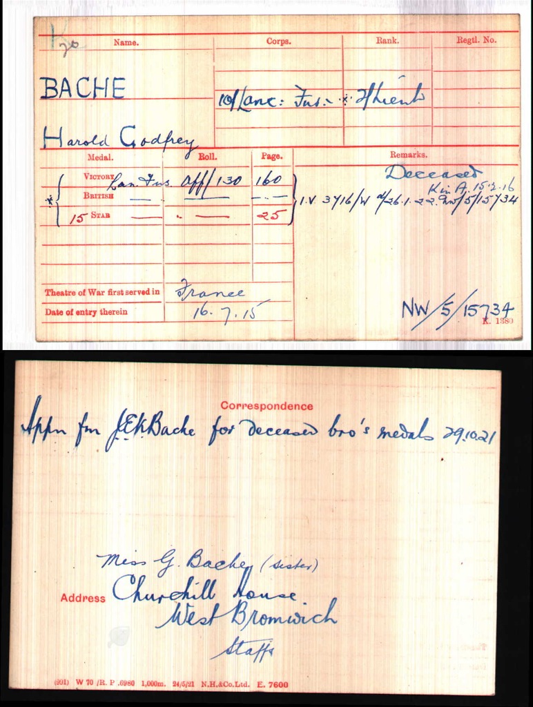 Bache, Harold Godfrey