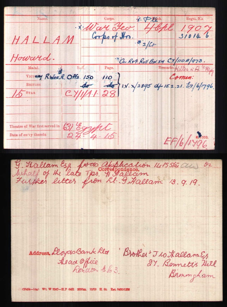 Hallam, Howard