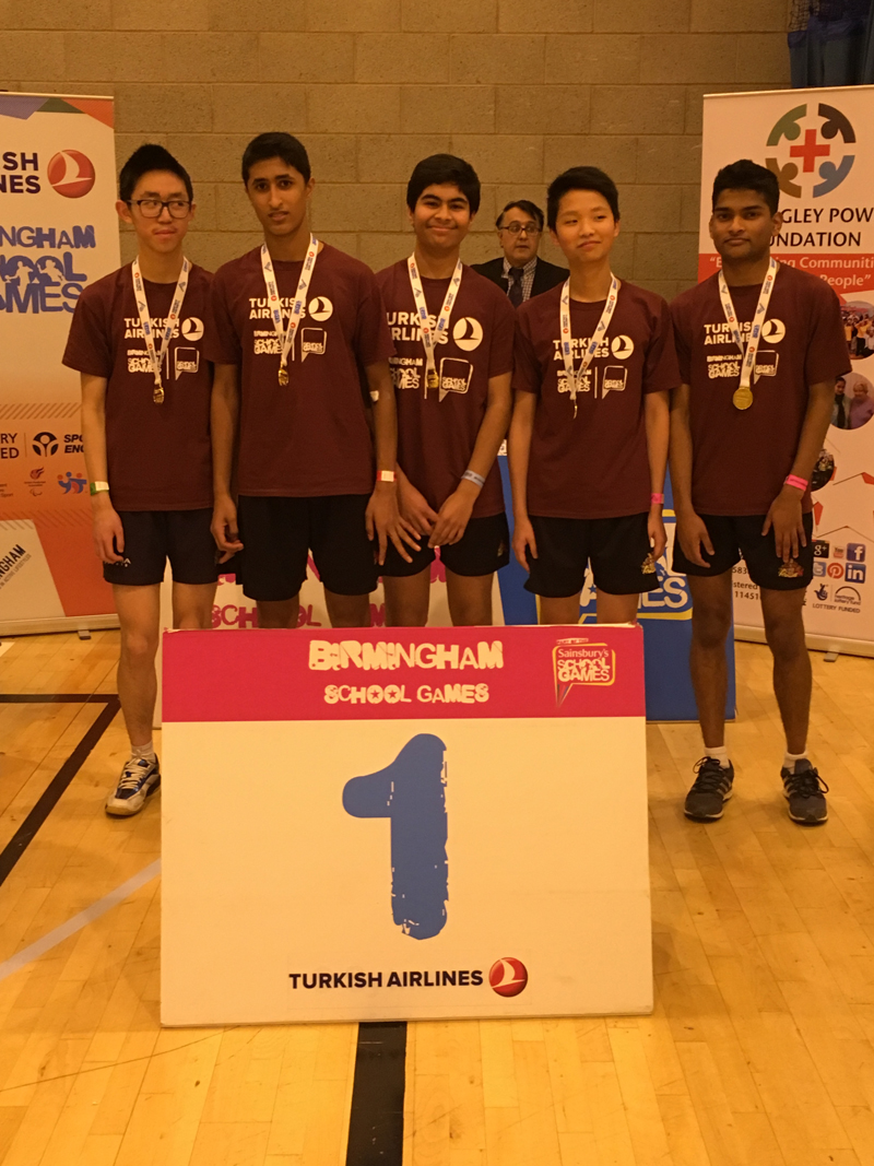 Badminton teams serve up a golden performance - King Edwards School